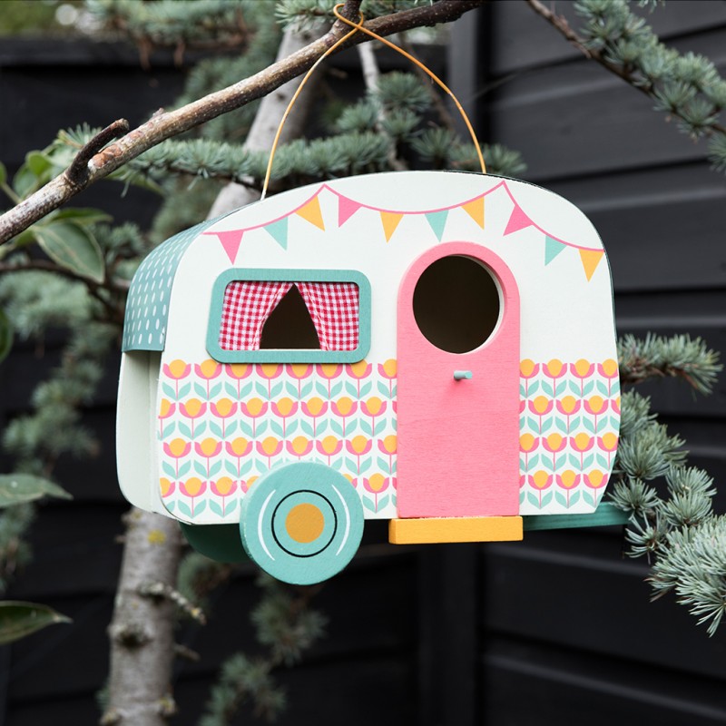 Caravan Wooden Bird House