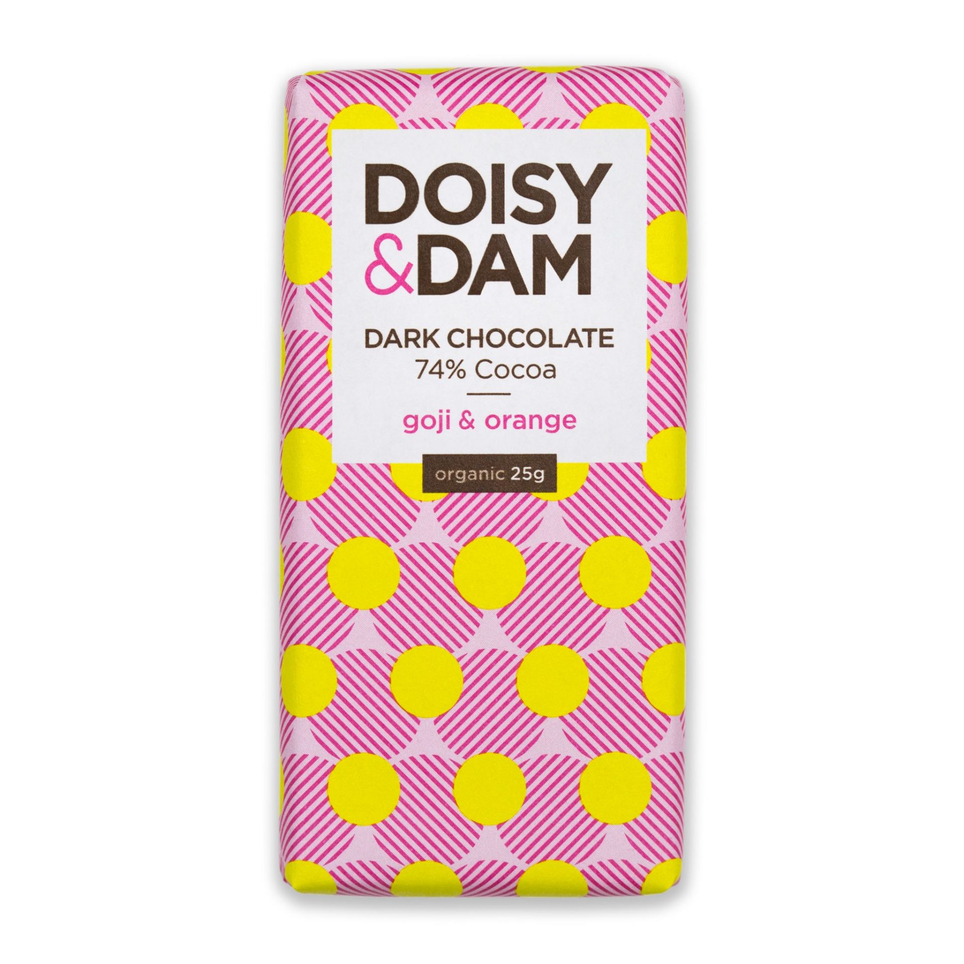 Doisy & Dam Goji and Orange Organic Dark Chocolate